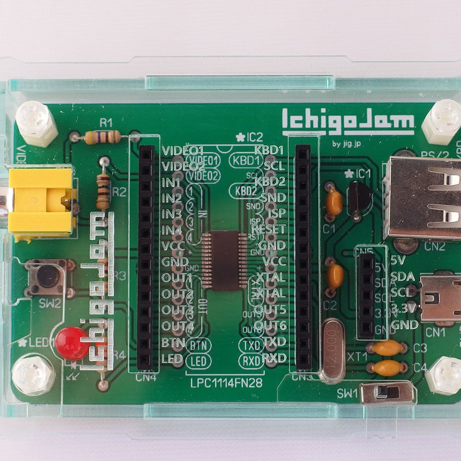 アクリルケース for IchigoJam T・S（レッド / ブルー） | Programm...