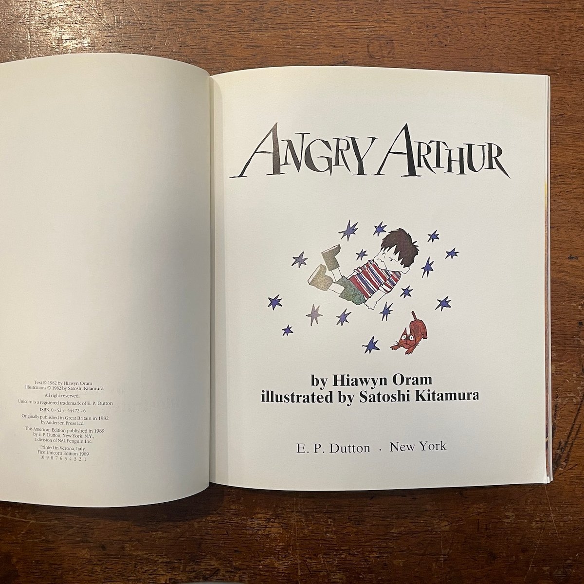 「Angry Arthur」Hiawyn Oram Satoshi KItamura（きたむら...