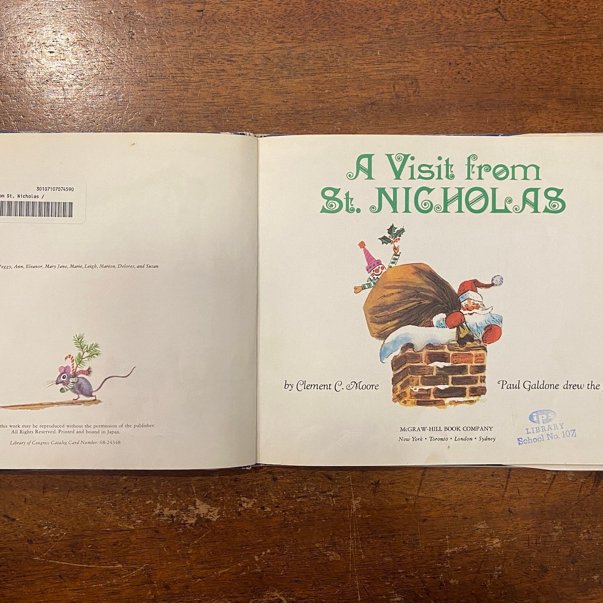 「A VISIT FROM SAINT NICHOLAS」Clement C. Moore P...