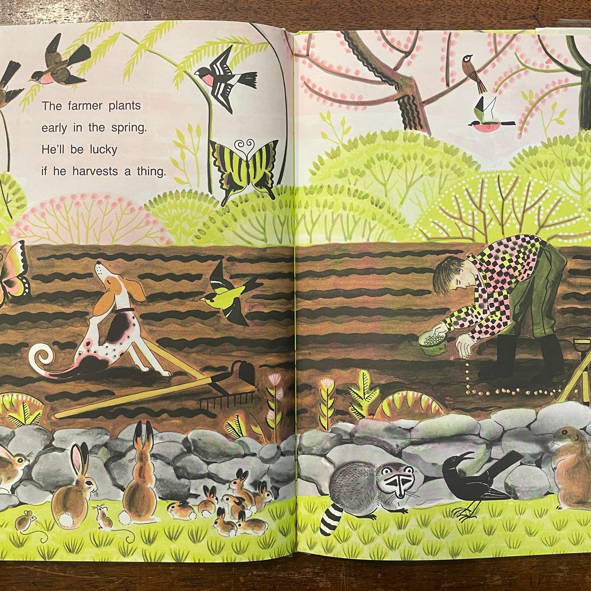 「Hard Scrabble Harvest（1976年初版）」Dahlov Ipcar（ダー...