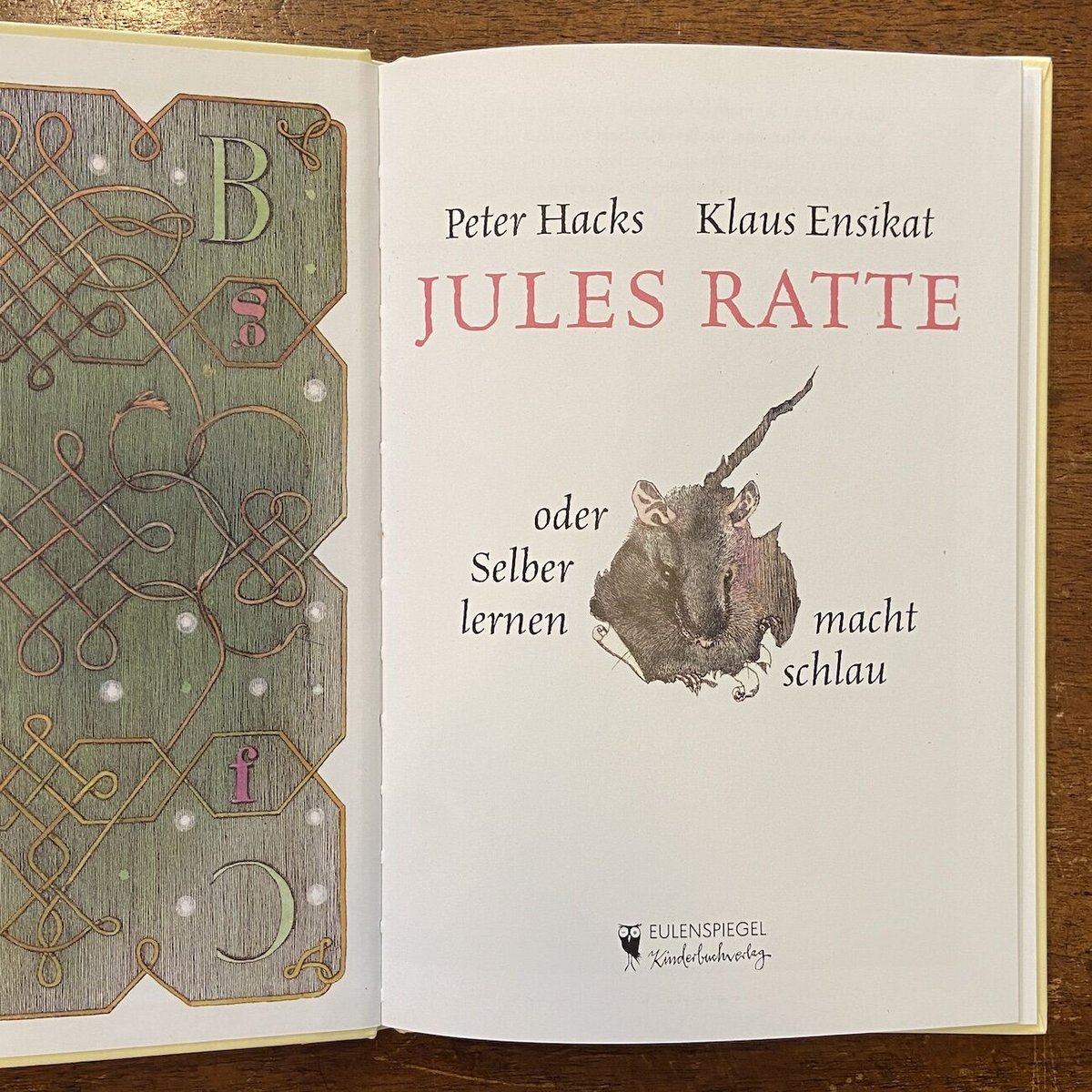 「JULES RATTE」Peter Hacks Klaus Ensikat | Frober...