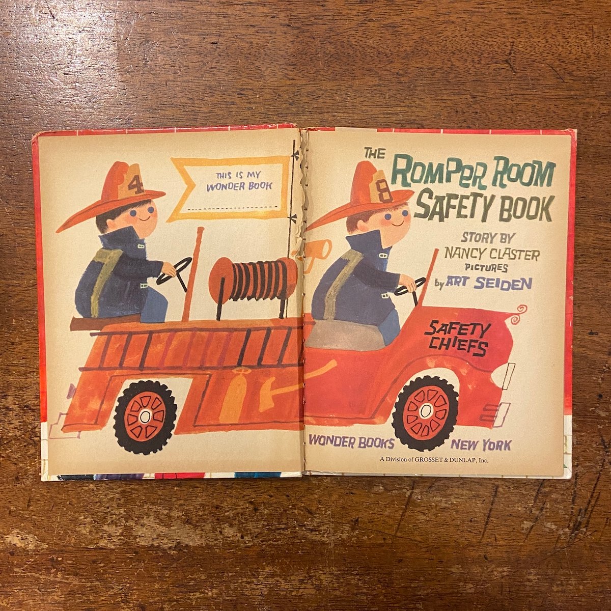 「THE ROMPER ROOM SAFETY BOOK（1965年）」Nancy Clast...