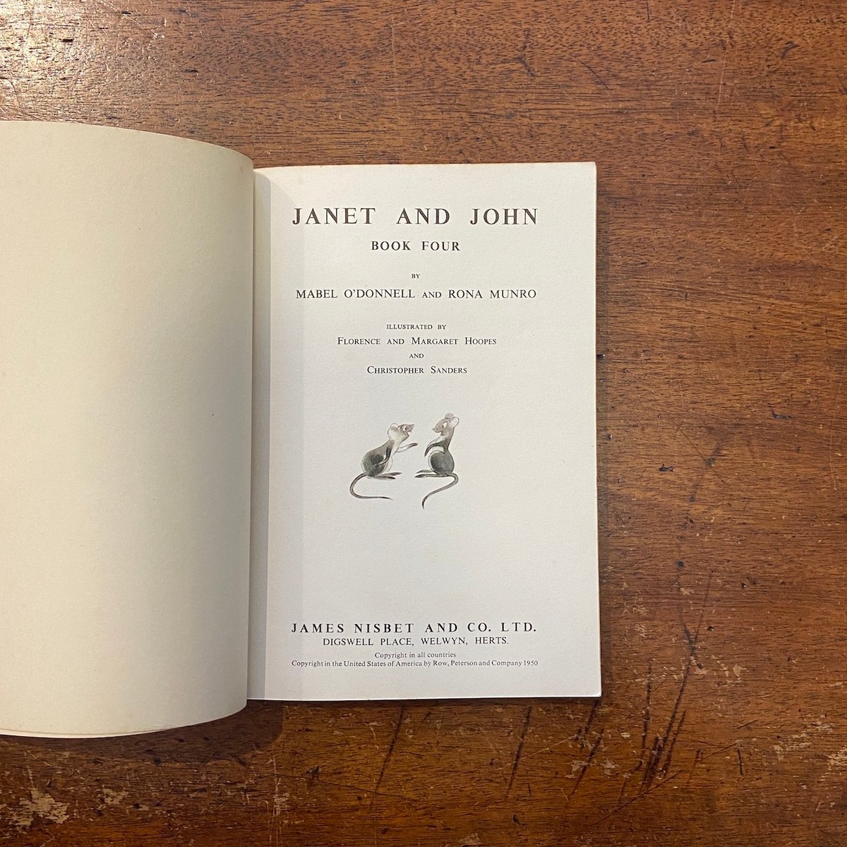 「Janet and John BOOK FOUR」Florence & Margaret H...