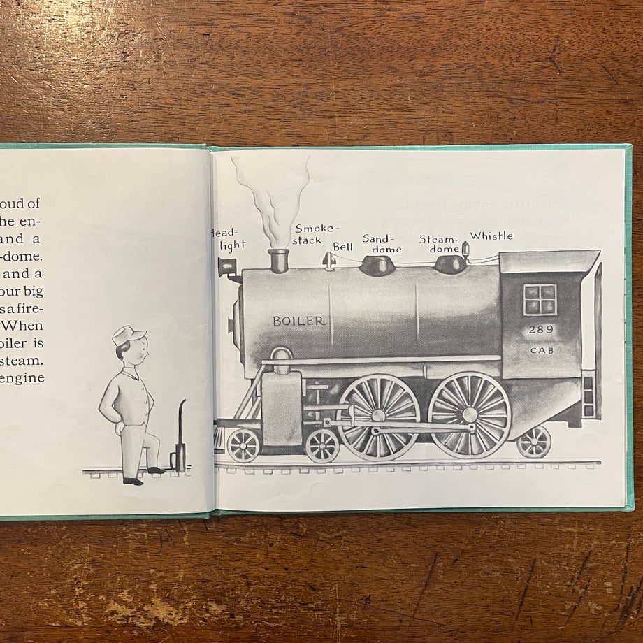 「THE LITTLE TRAIN（1960年頃）」Lois Lenski（ロイス・レンスキー...