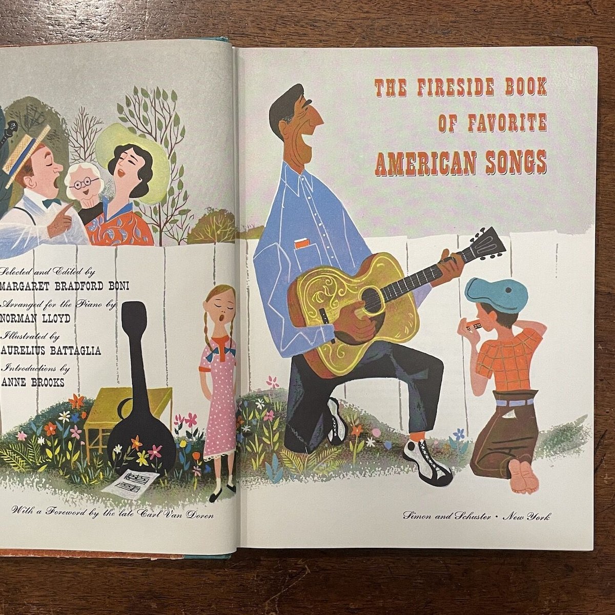 「FIRESIDE BOOK OF FAVORITE AMERICAN SONGS」Aurel...