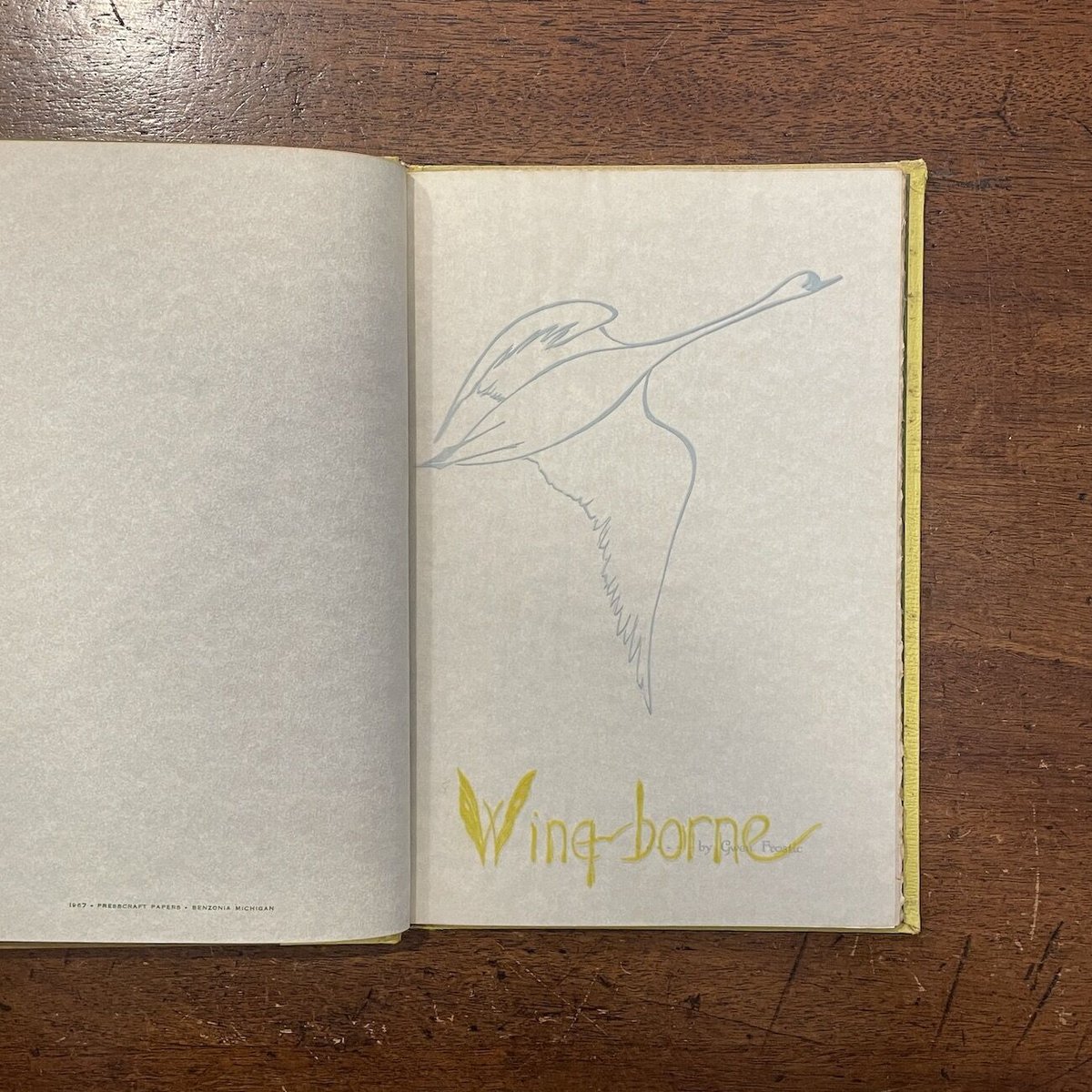 「Wing Borne」Gwen Frostic | Frobergue online store