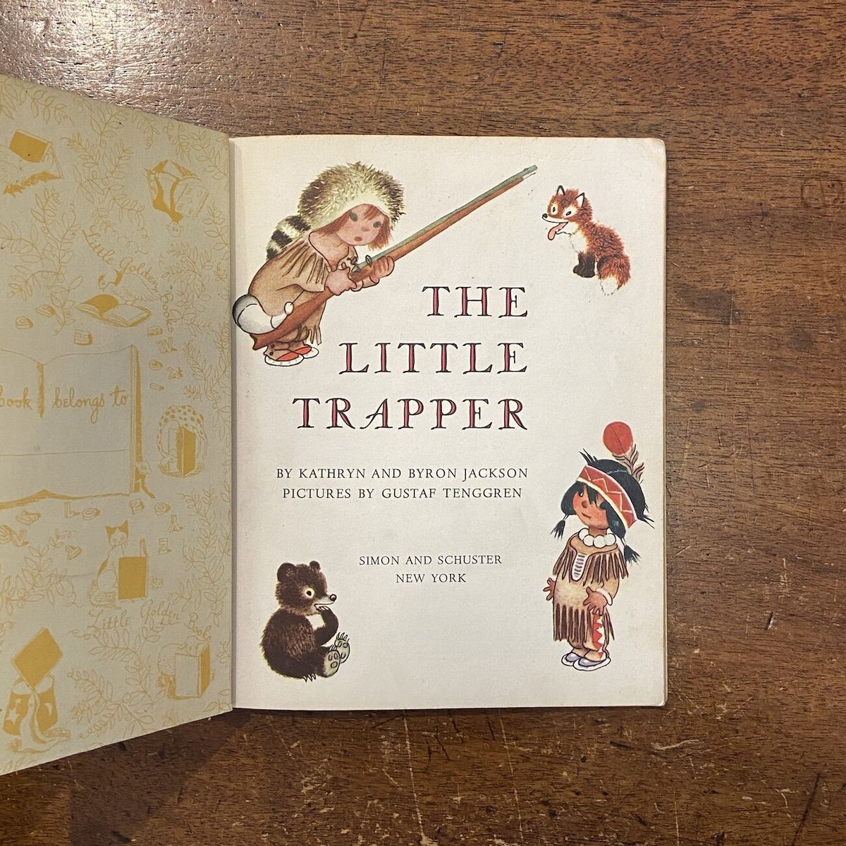 「THE LITTLE TRAPPER（1950年初版）」Kathryn and Byron ...