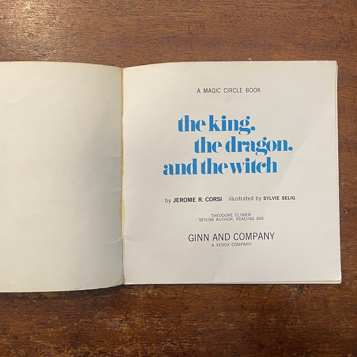 「the king, the dragon, and the witch」Jerome R.