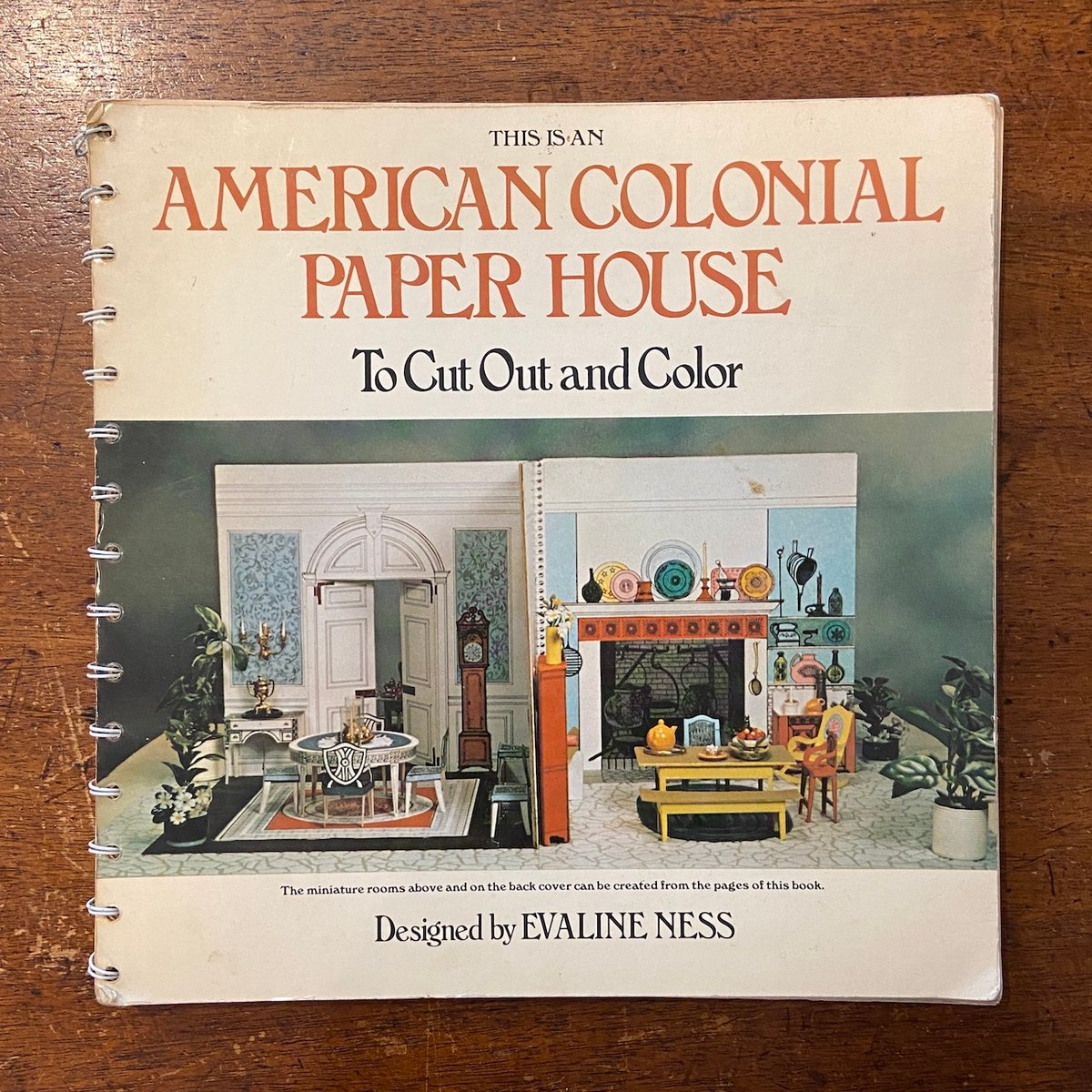 「AMERICAN COLONIAL PAPER HOUSE：To cut out and c...