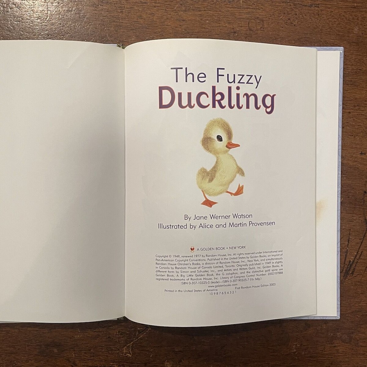 「The Fuzzy Duckling（2003年版）」Jane Werner Watson ...