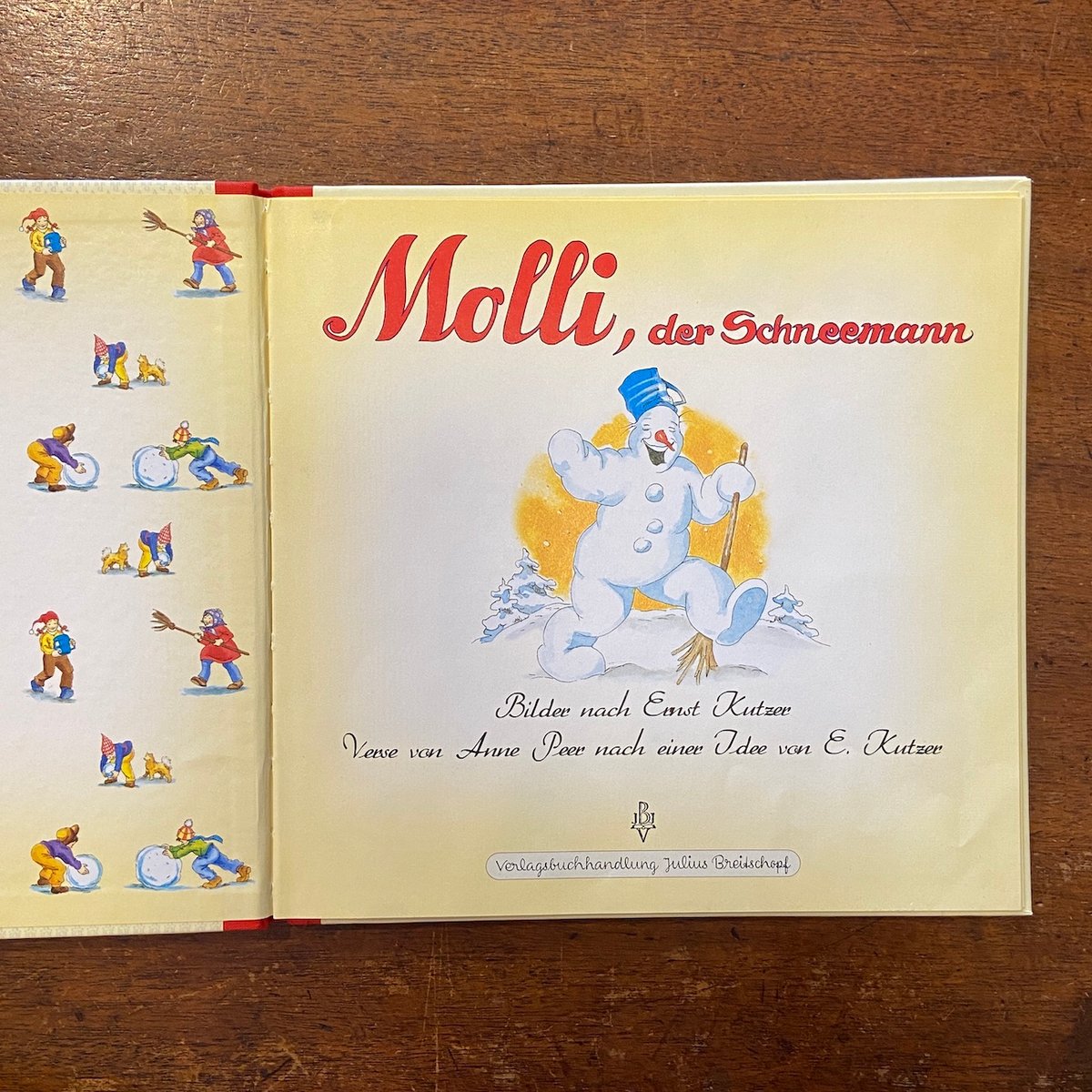 「Molli, der Schneemann」Anne Peer Ernst Kutzer