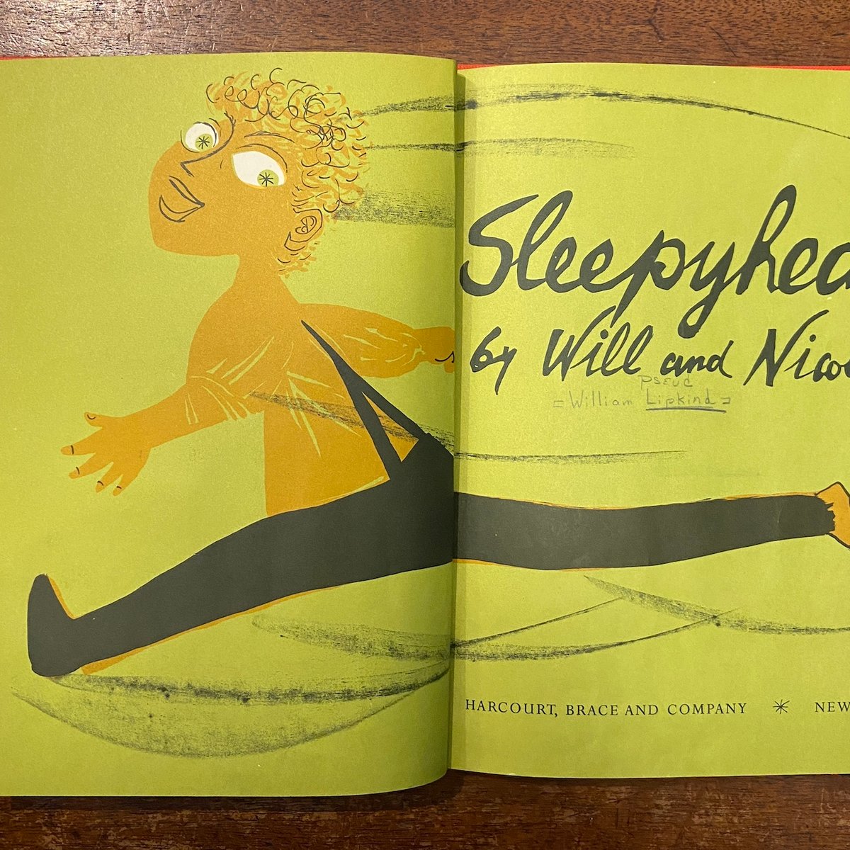「SLEEPYHEAD（1957年）」Will Lipkind Nicolas Mordvio...