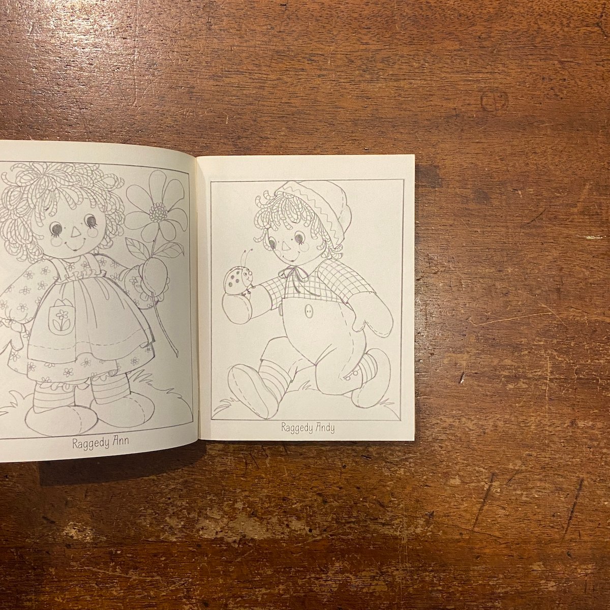「RAGGEDY ANN and ANDY Coloring Book With 48 Del...