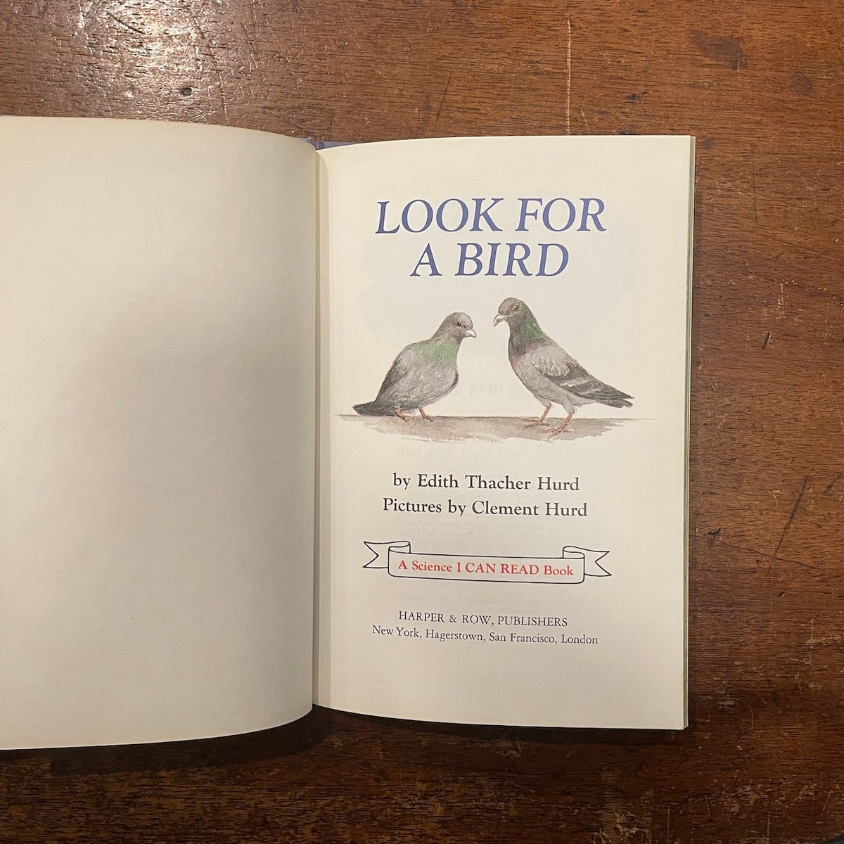 「LOOK FOR A BIRD」Edith Thacher Hurd Clement Hur...