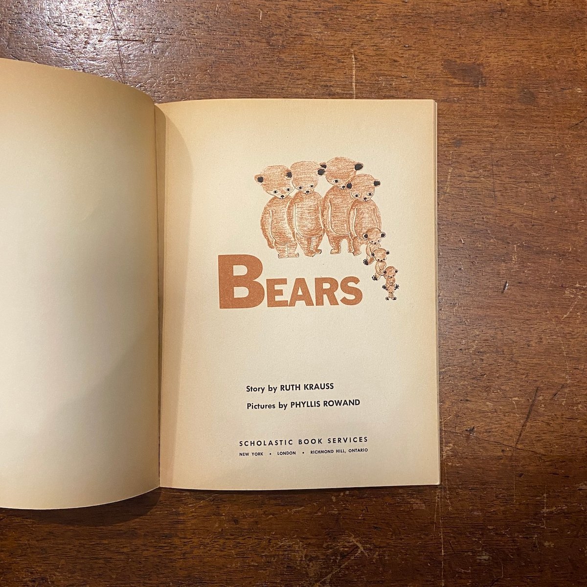 「BEARS」Ruth Krauss（ルース・クラウス） Phyllis Rowand | F...