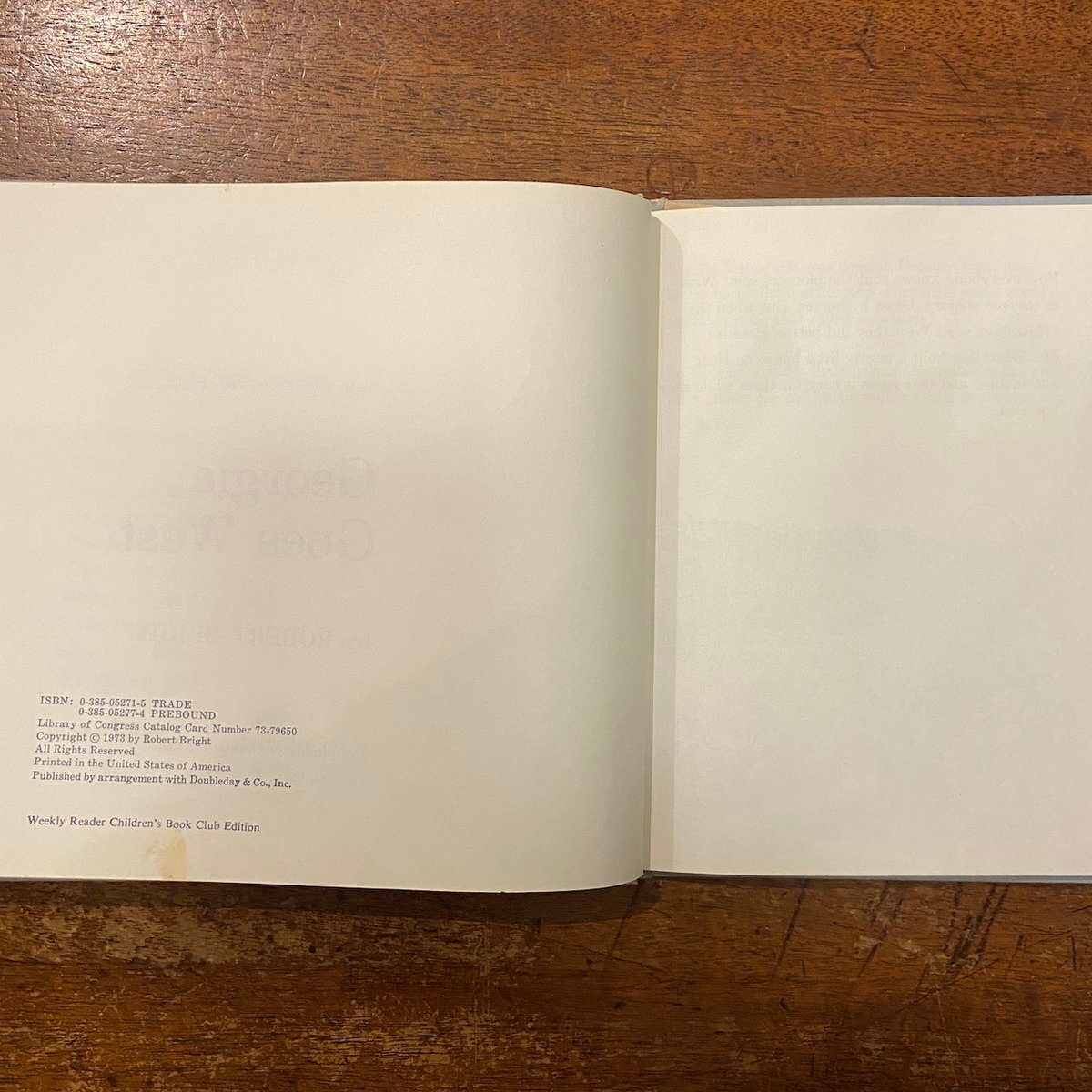 「GEORGIE GOES WEST」Robert Bright（ロバート・ブライト） | F...