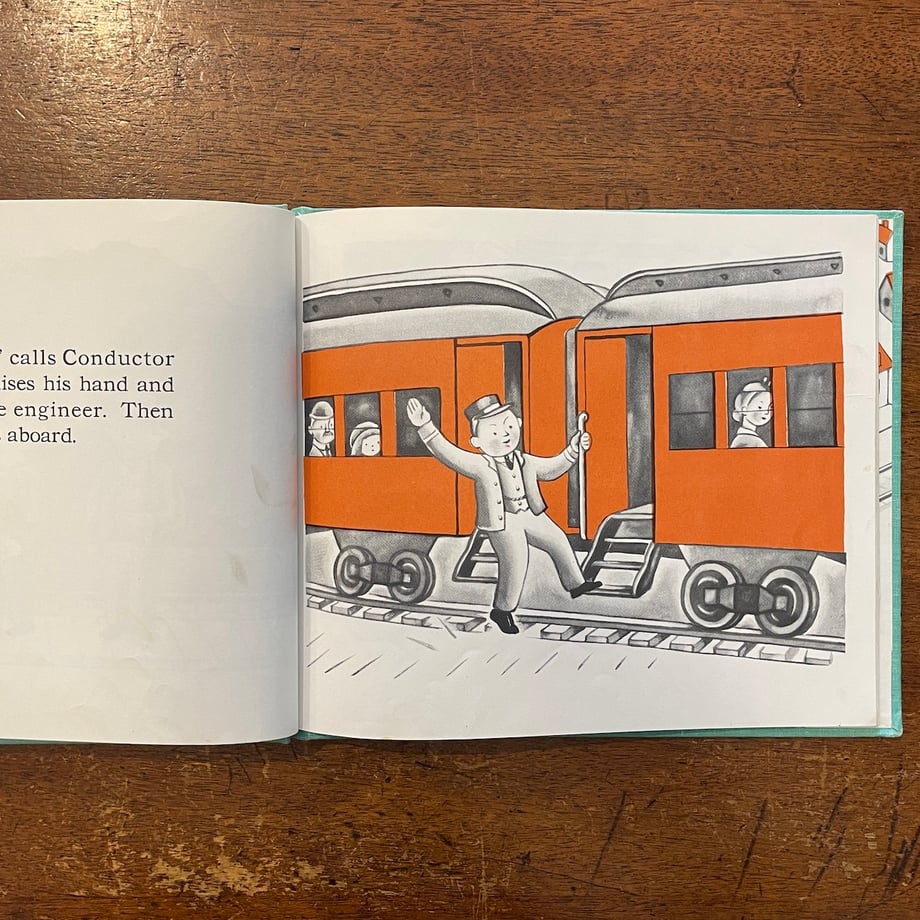 「THE LITTLE TRAIN（1960年頃）」Lois Lenski（ロイス・レンスキー...