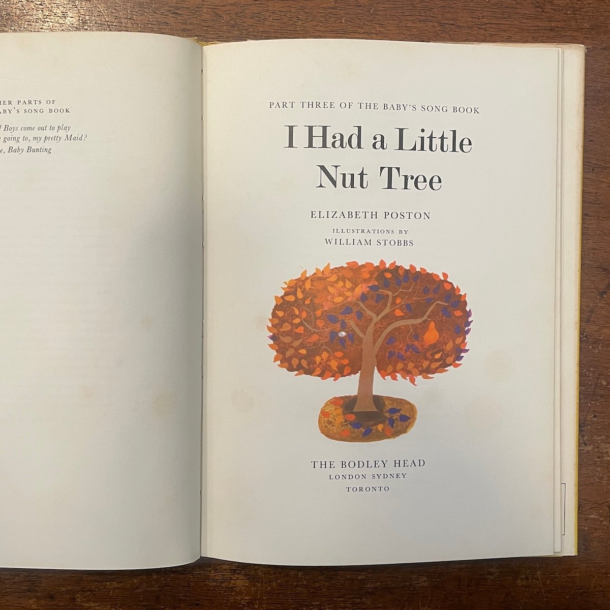 「I Had a Little Nut Tree」Elizabeth Poston Willi...