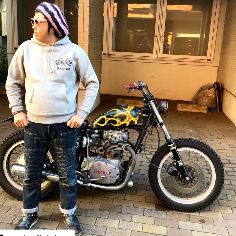 THE SPEEDWAY W-KNEE DENIM INDIGO | KraftyTokyo THE SPEEDWAY W-KNEE DENIM INDIGO | KraftyTokyo