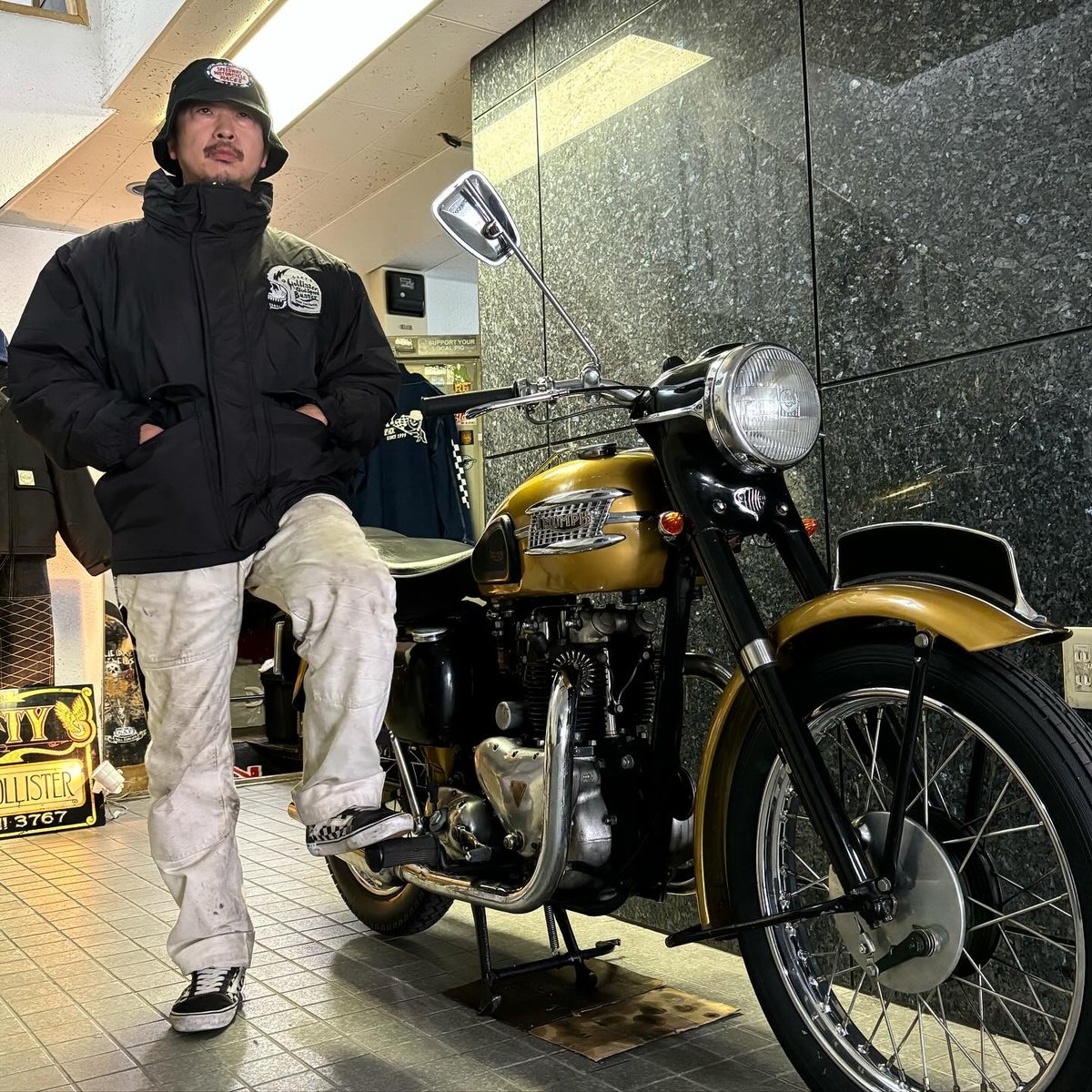 HMC GOD SPEED BUSTER FIELD JKT BLK | KraftyTokyo