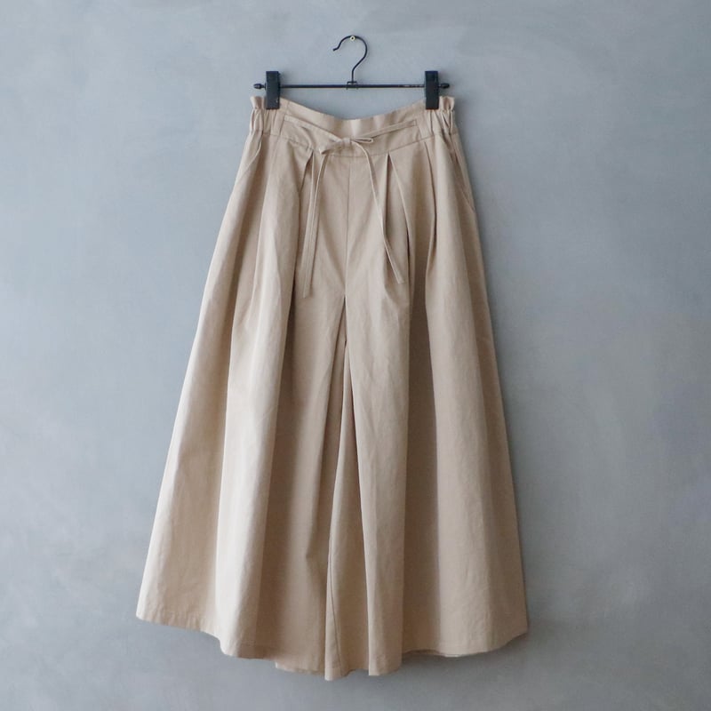 完売しました>コットンリネンリンクル・タックワイドパンツ 完売しました>コットンリネンリンクル・タックワイドパンツ