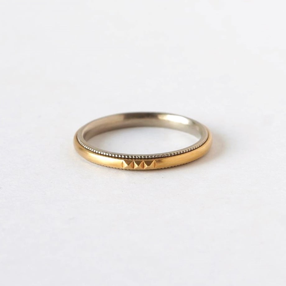 Mille 3 studs ring / ミル3スタッズ リング | himie [ヒーミー]