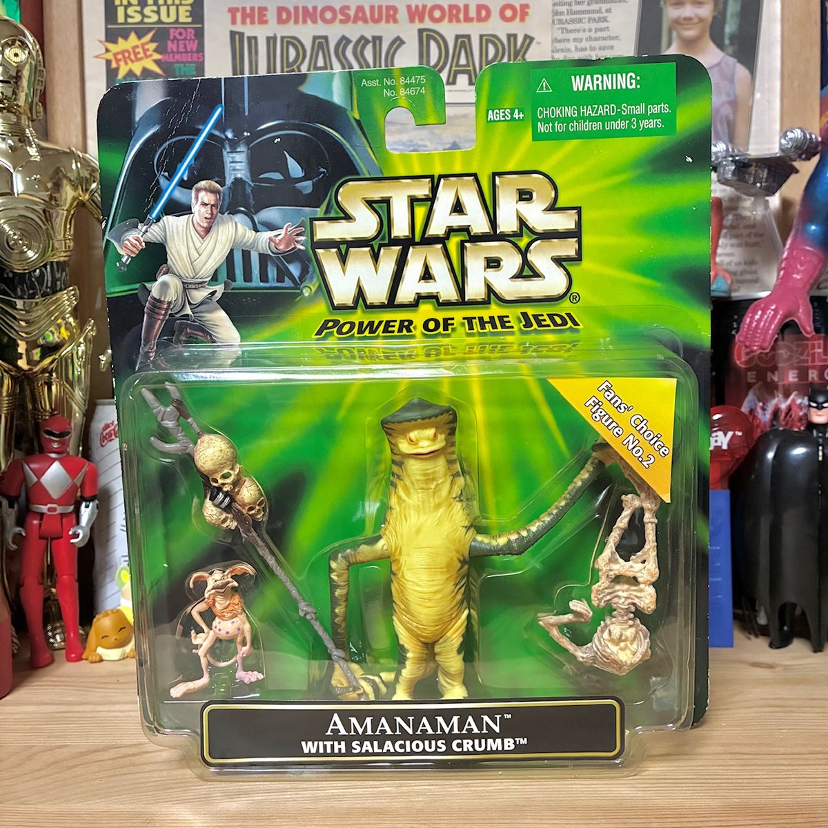 STAR WARS Amanaman with Salacious Crumb Figure/...