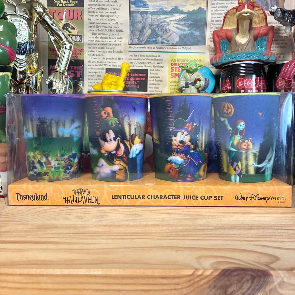 Disney Lenticular Juice Cup Set/ディズニー レンチキュラージュ...