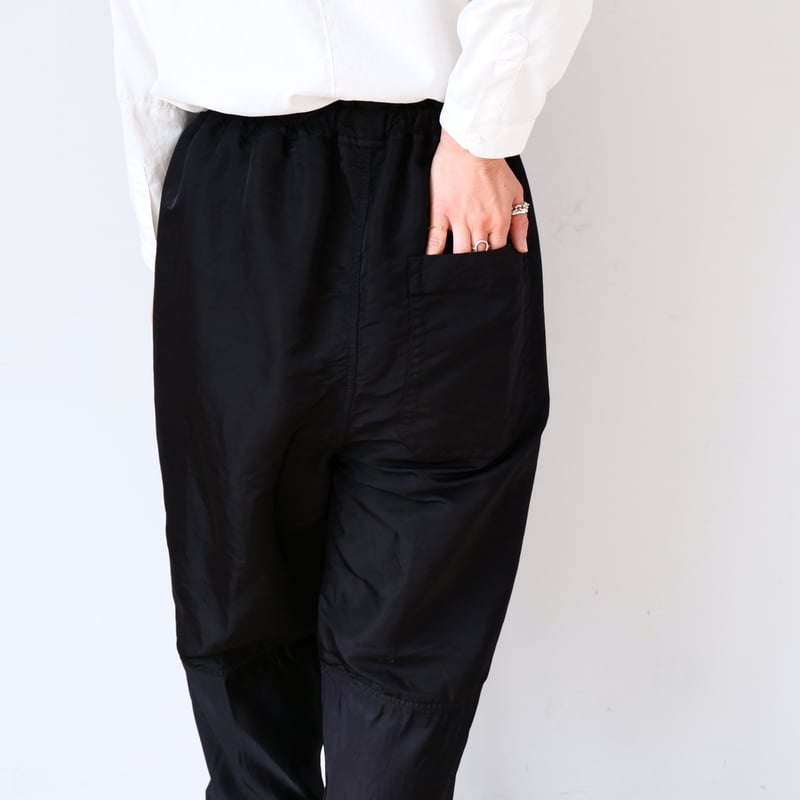 DDUD シュリンクナイロンツイル / 切り替えパンツ / black / 5 DDUD シュリンクナイロンツイル / 切り替えパンツ / black / 5