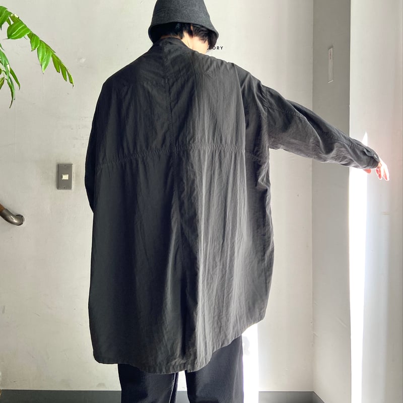 FIRMUM / ナイロンタスラン ボトルネックコート / Dark grey / S FIRMUM / ナイロンタスラン ボトルネックコート / Dark grey / S