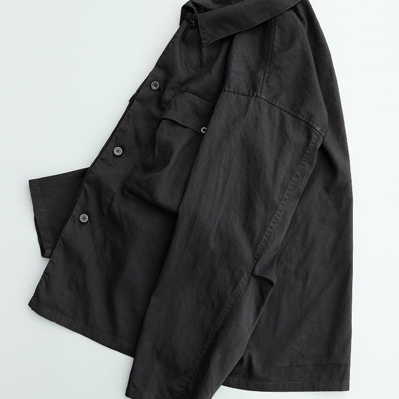 STILL BY HAND(スティルバイハンド ) 製品染め シャツジャケット STILL BY HAND(スティルバイハンド ) 製品染め シャツジャケット