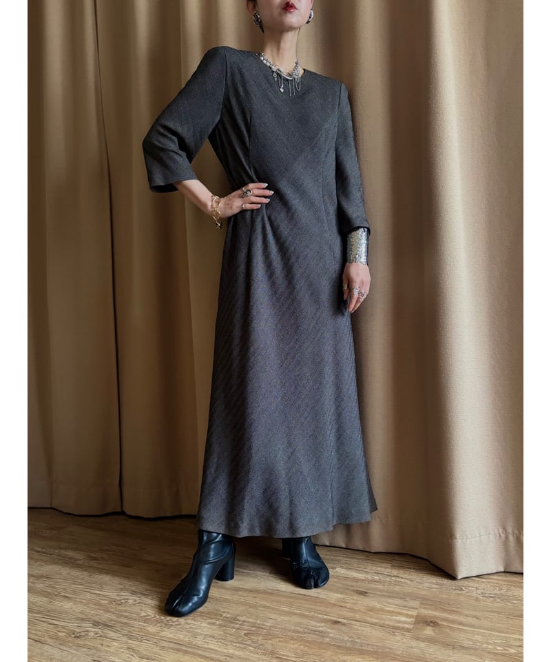 Yukiko Hanai jacquard dress-4649-4 | COLLENTE v Yukiko Hanai jacquard dress-4649-4 | COLLENTE v