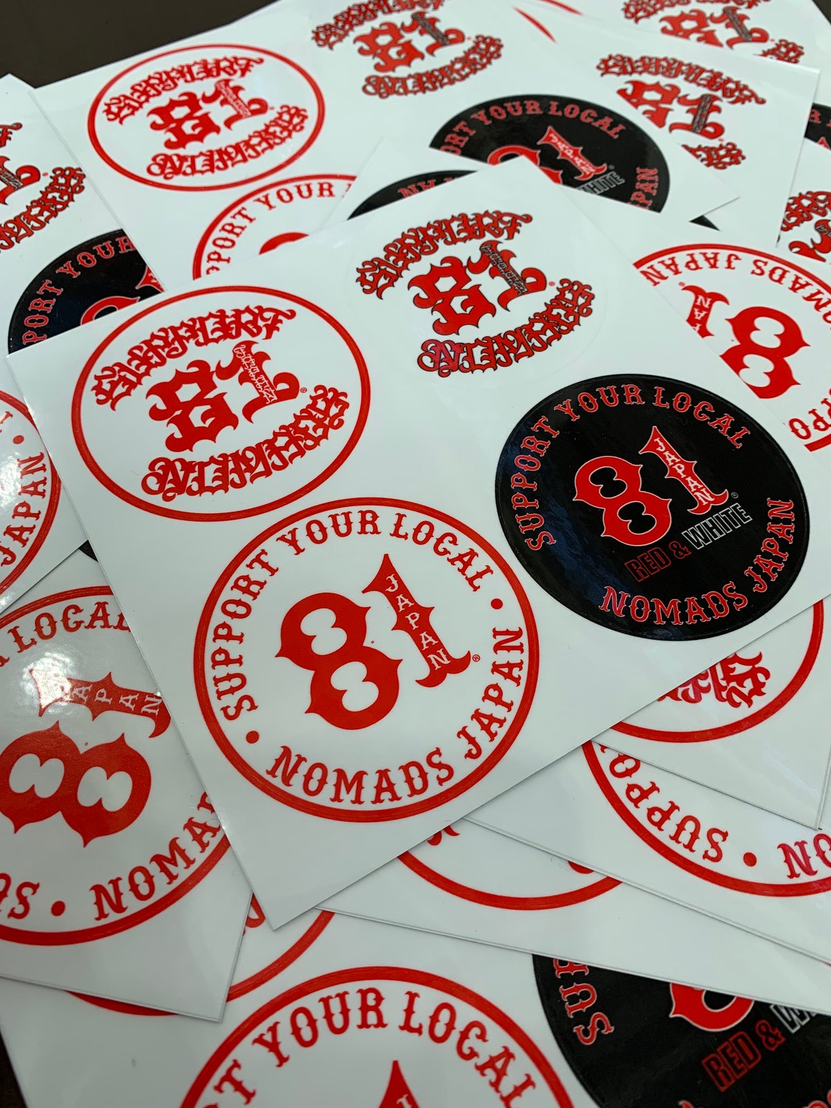 SUPPORT 81 NOMADS JAPAN CASPER 81 Logo Sticker ...