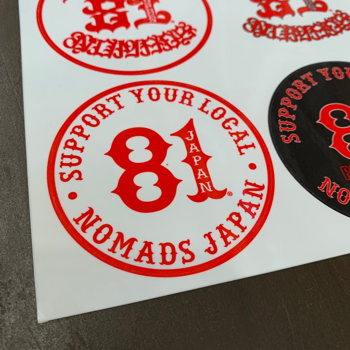 SUPPORT 81 NOMADS JAPAN CASPER 81 Logo Sticker ...