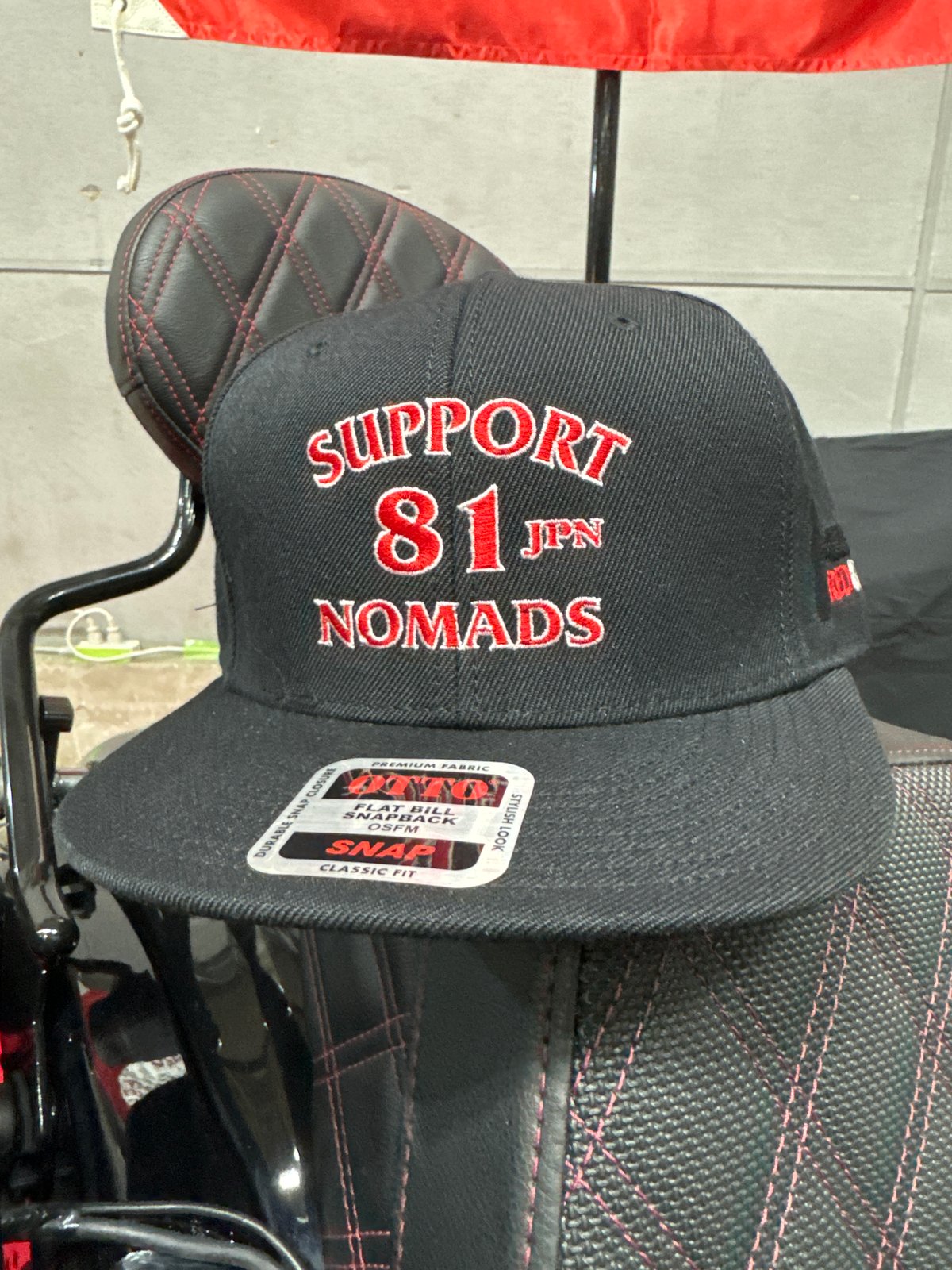 SUPPORT 81 NOMADS JAPAN Side Hammer Logo Snap b...