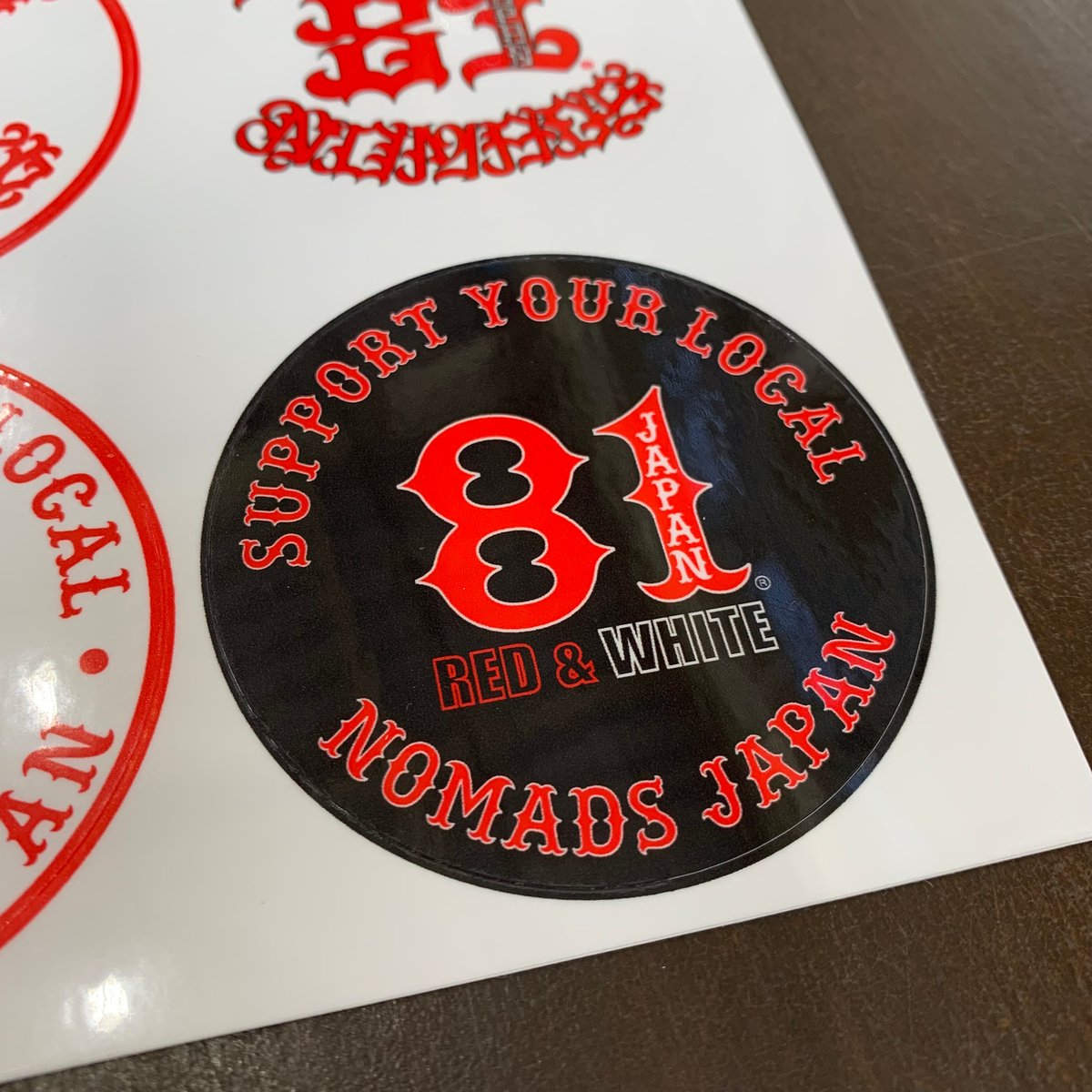 SUPPORT 81 NOMADS JAPAN CASPER 81 Logo Sticker ...