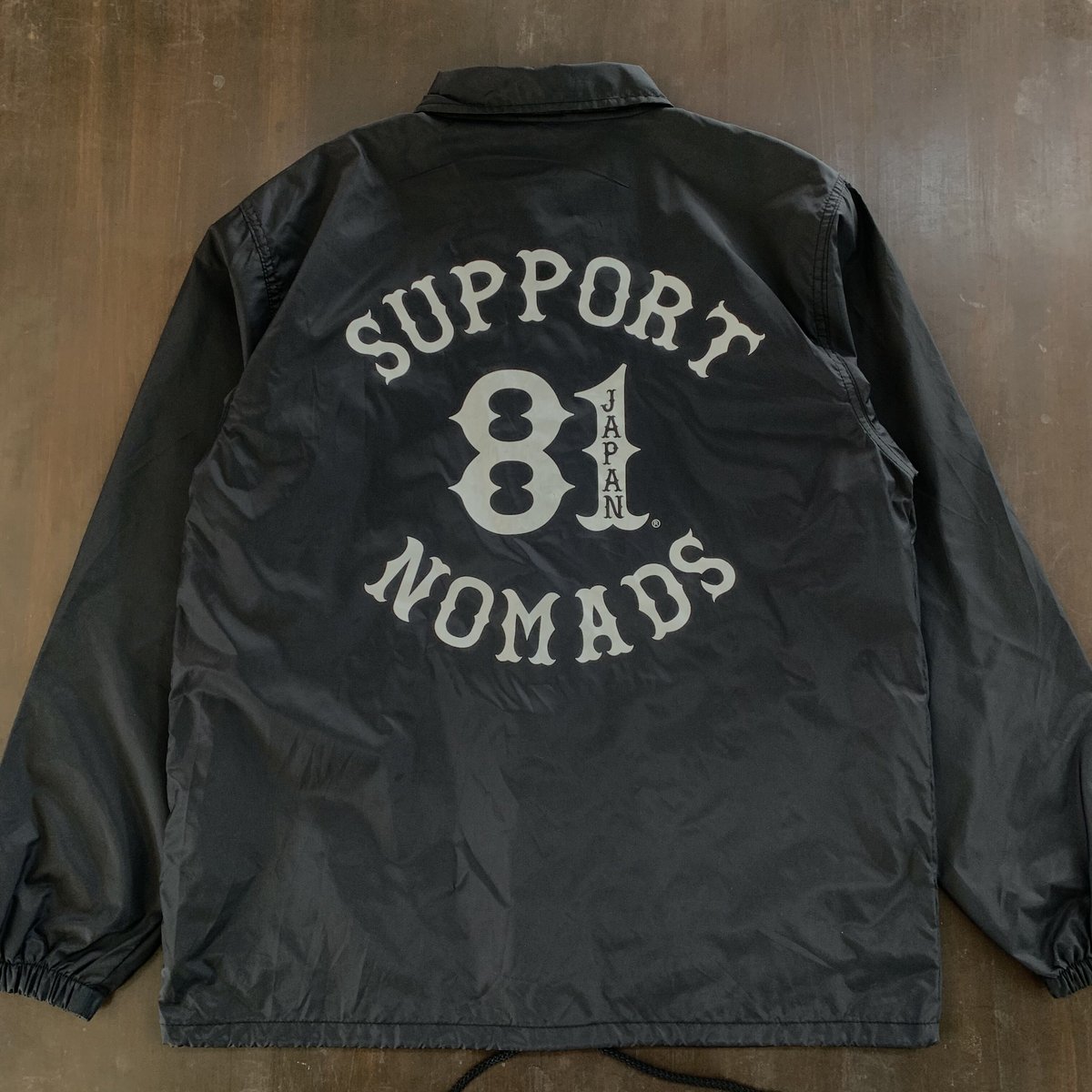 SUPPORT 81 NOMADS JAPAN_ COACH JKT_Black/White...