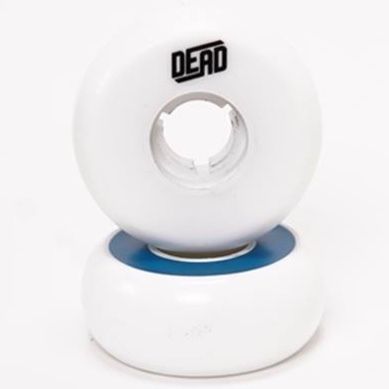 DEAD Wheels Team White BLUE RING 58mm88a 4個セット...