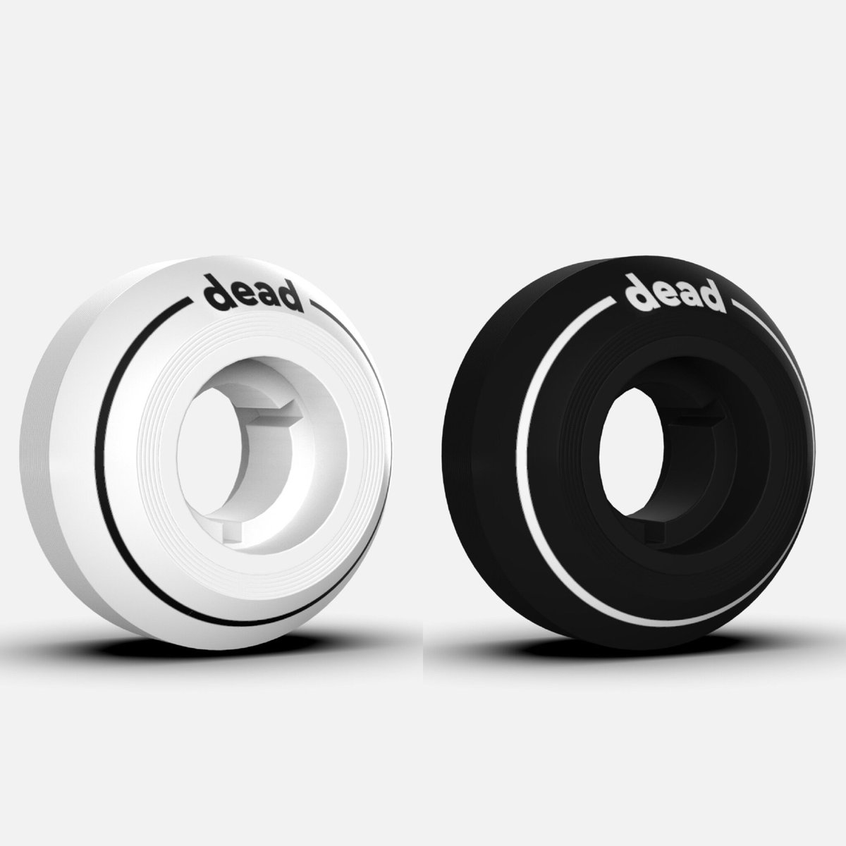 DEAD Wheels Anti 45MM/100A - BLACK/WHITE 4個セット ...