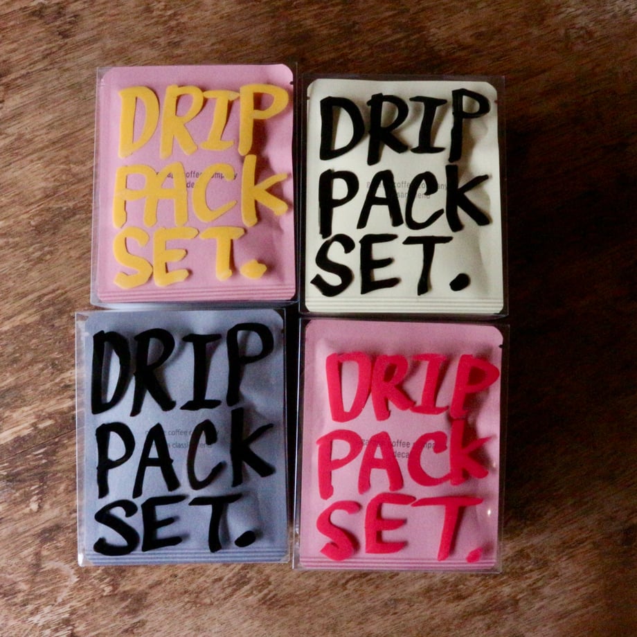 DRIP PACK BOX SET 8P | garage coffee company