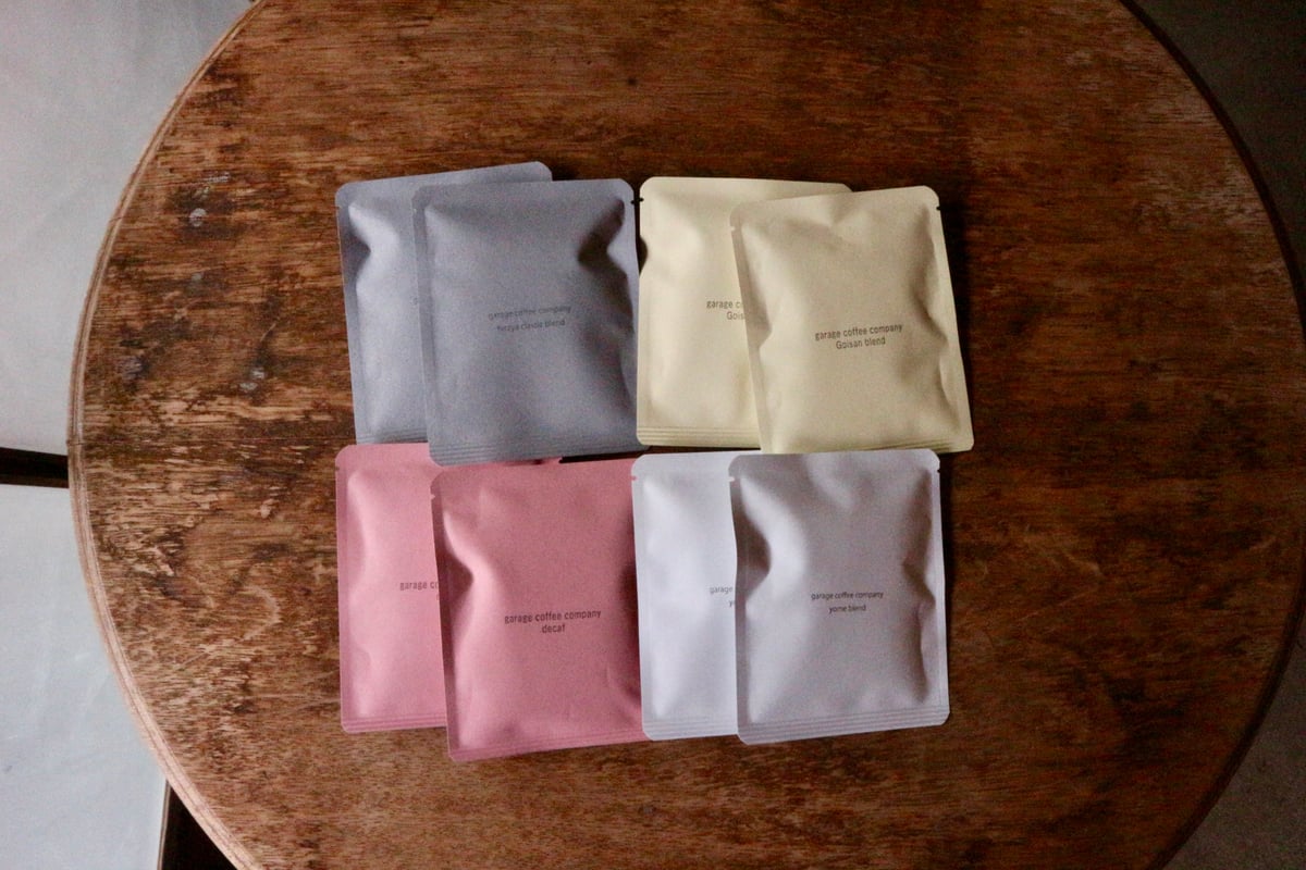 DRIP PACK BOX SET 8P | garage coffee company