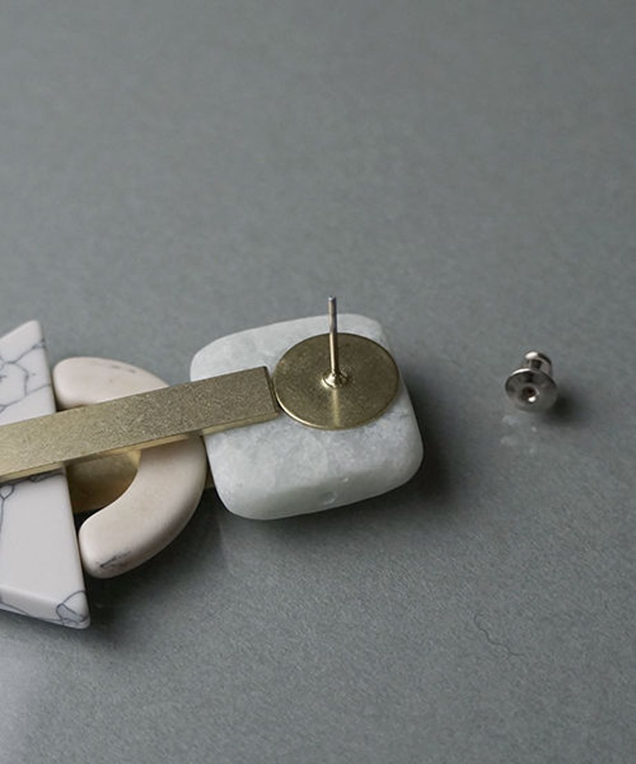 【DAVID AUBREY】トライアングルピアス YSM COLLECTION | KU-CR...