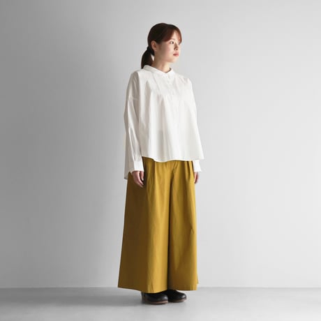 オーガニックコットンスカートパンツ（ピクルス）【ユニセックス】505 | HUIS onlin...