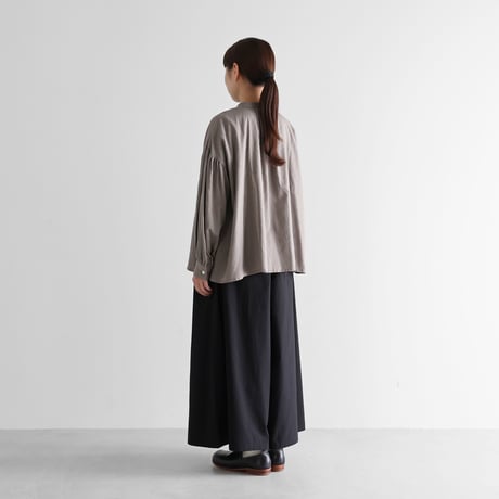 オーガニックコットンスカートパンツ（ブラック）【ユニセックス】505 | HUIS onlin...