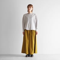 ウォッシャブルウールワイドブラウス(グレージュ)【レディス ウォッシャブルウールワイドブラウス(グレージュ)【レディス