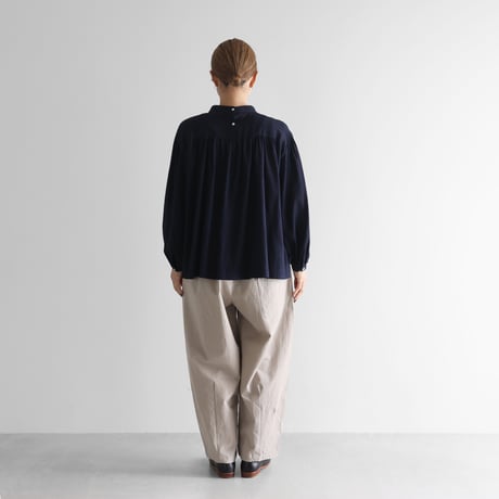 ウォッシャブルウールコットンバルーンパンツロング（ミルクティ）【ユニセックス】506L | H...