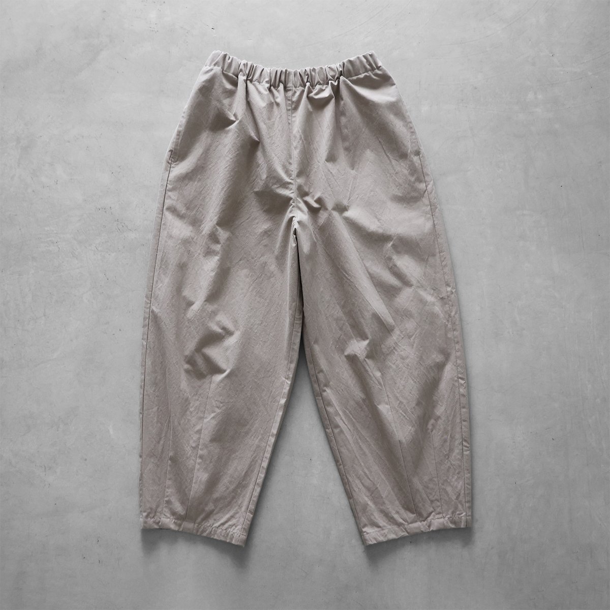 ウォッシャブルウールコットンバルーンパンツロング（ミルクティ）【ユニセックス】506L | H...