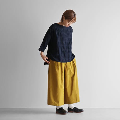 オーガニックコットンスカートパンツ（ピクルス）【ユニセックス】505 | HUIS onlin...