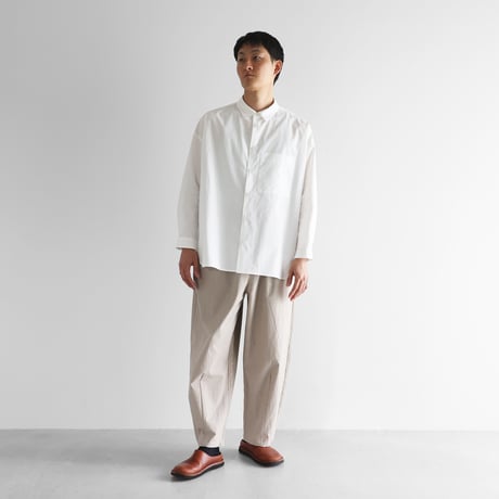 ウォッシャブルウールコットンバルーンパンツロング（ミルクティ）【ユニセックス】506L | H...