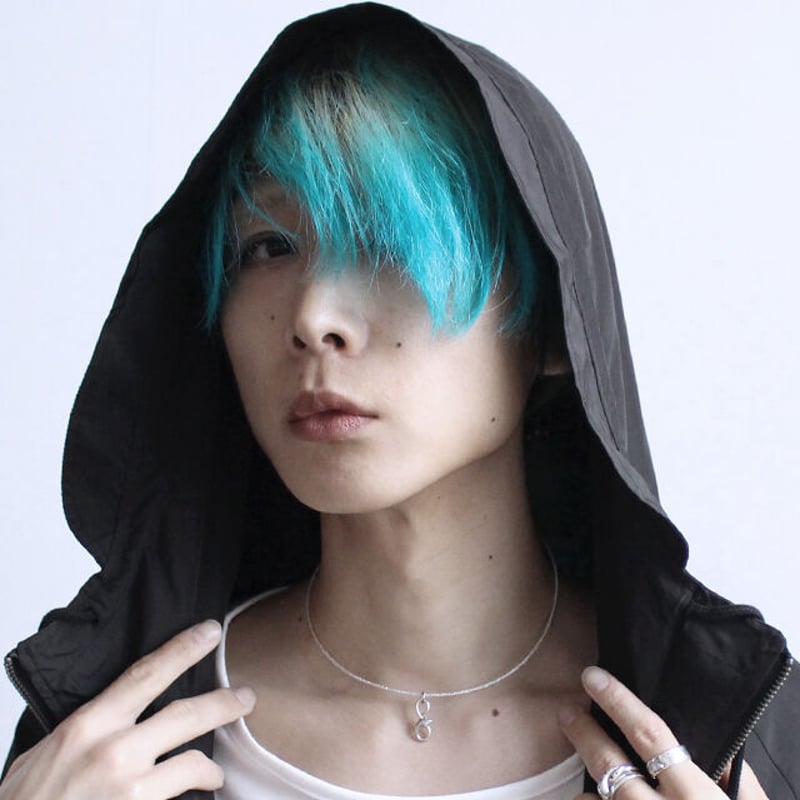 albino】 アックユランSV925トップ付きワイヤーネックバングル albino】 アックユランSV925トップ付きワイヤーネックバングル